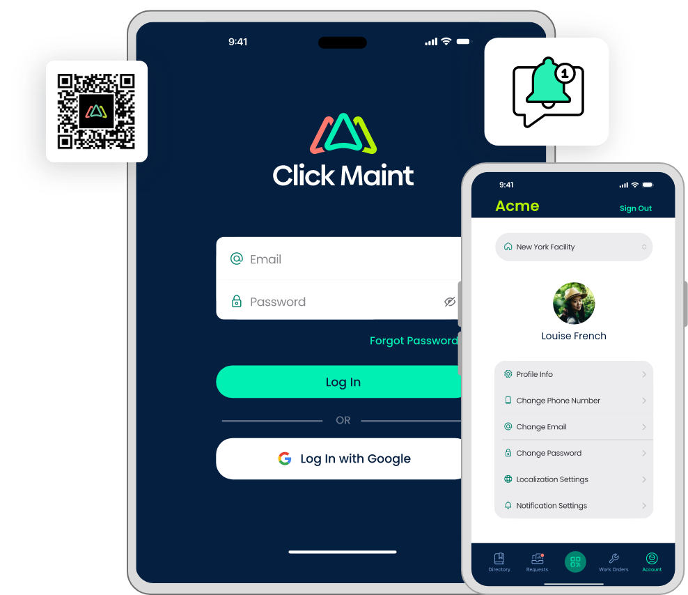 Click Maint CMMS Software for Manufacturing