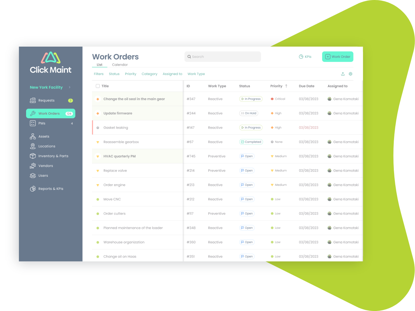 CMMS Software Product Tour