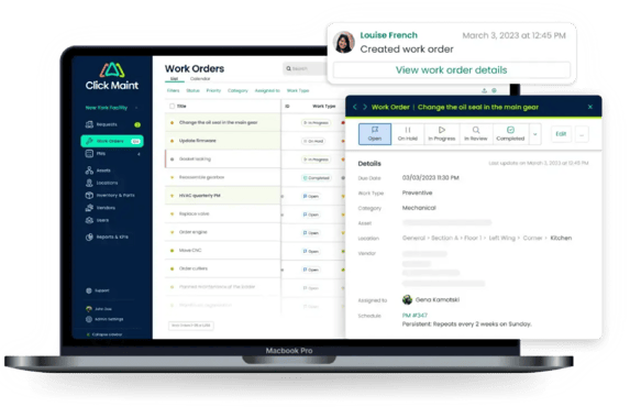 Click Maint CMMS Software | Work Order Software