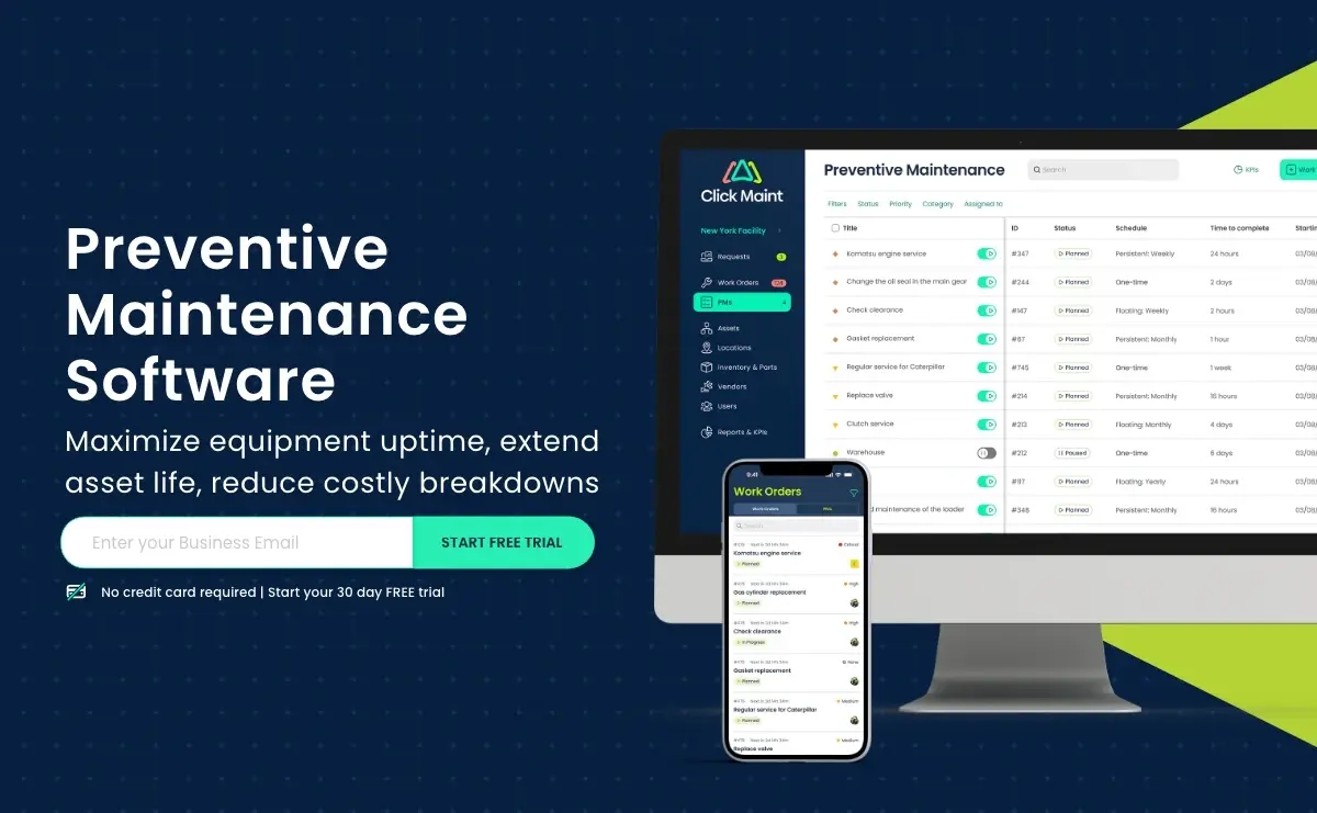 Preventive Maintenance Software | PM Software